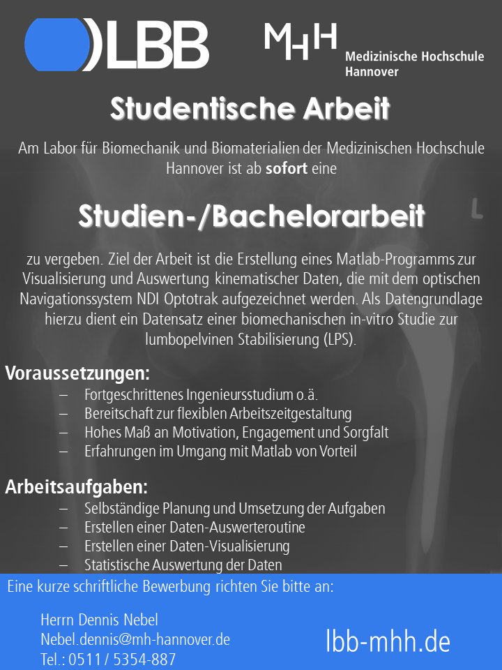 Medizinische Hochschule Hannover : Ausschreibungen